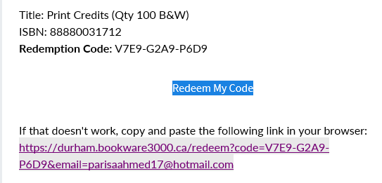 How To Redeem Print Packs - Durham College Campus Store